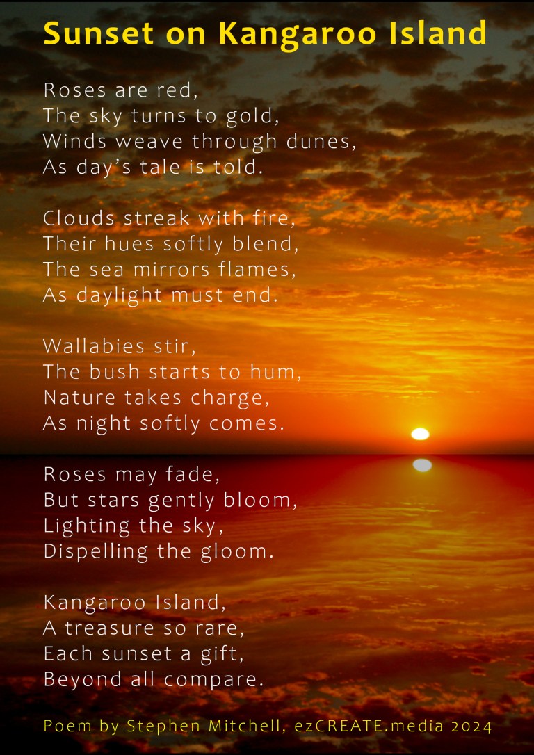 POEM: Sunset on Kangaroo island – The Entrepreneurial Life of Stephen ...